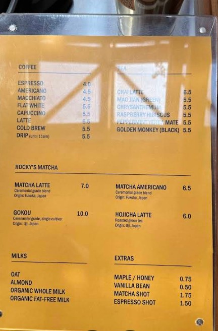 Community Goods Menu | Fresh Cafe Fare & Coffee in Los Angeles
